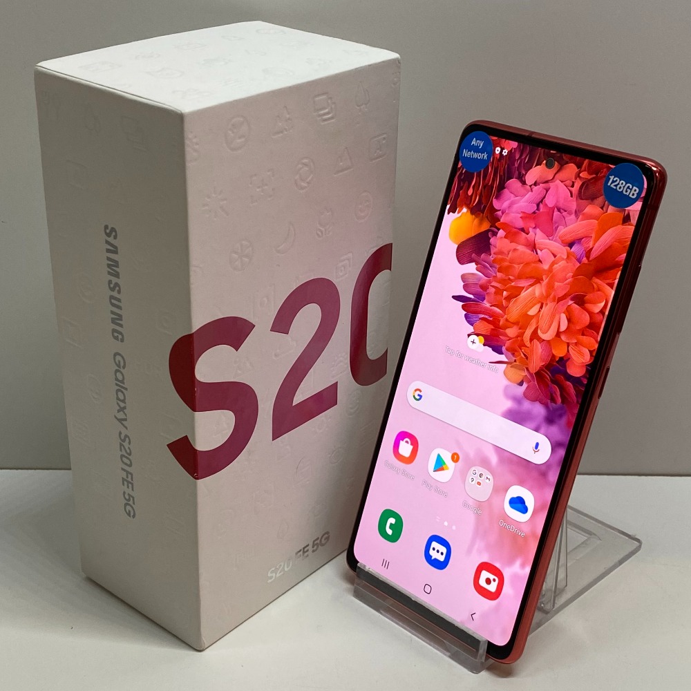 Pre-owned Samsung Galaxy S20 FE 5G Unlocked Model SM-G781B/DS 128GB Dual SIM Boxed - Own4Less